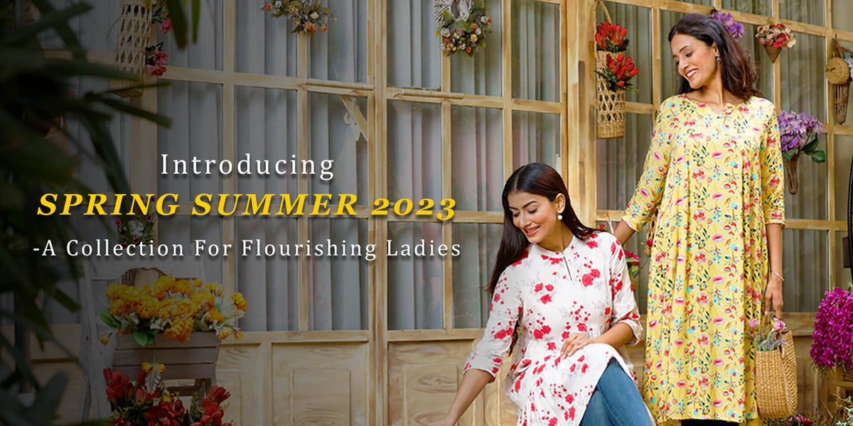 Spring Summer 23 New Arrival Ethnic Wear at Shree