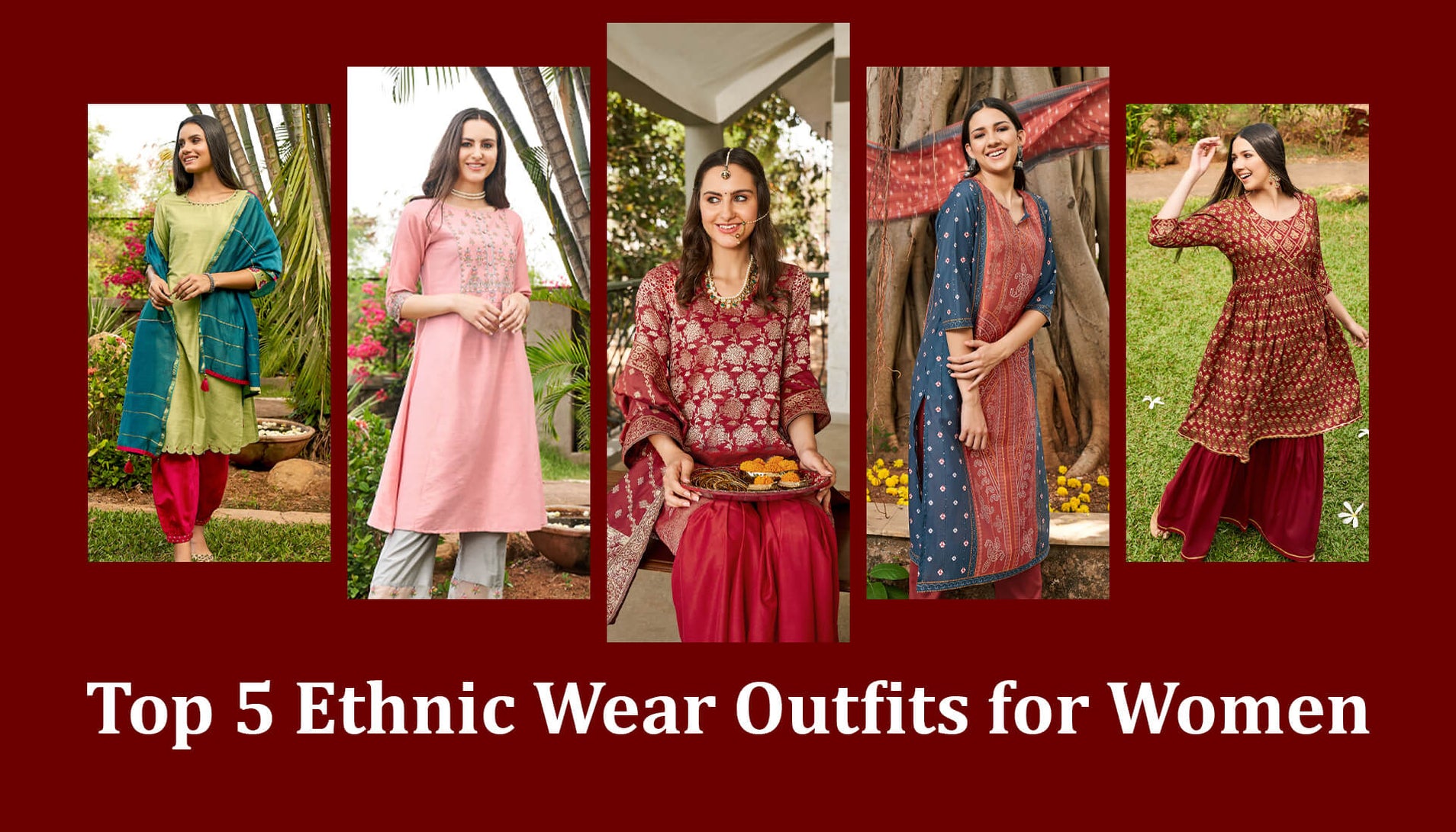 Top 5 Designer Ethnic Sets for Women from Shree